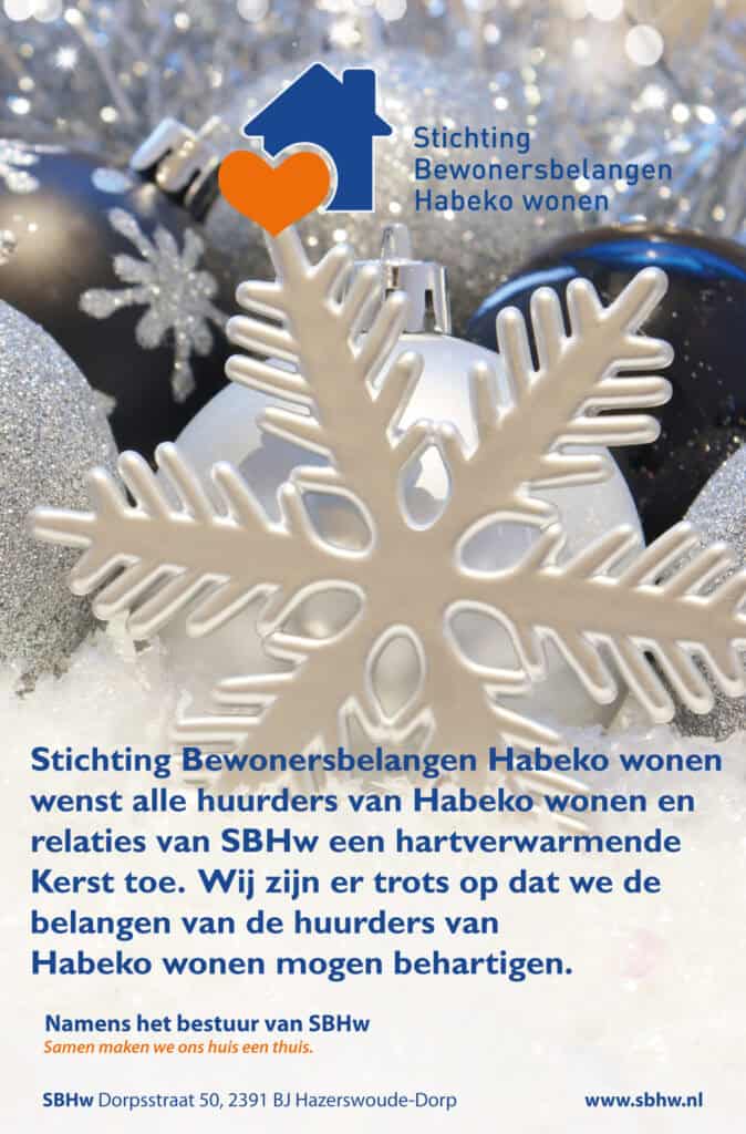 Een hartverwarmende Kerst gewenst namens SBHw. - Groene Hart Koerier